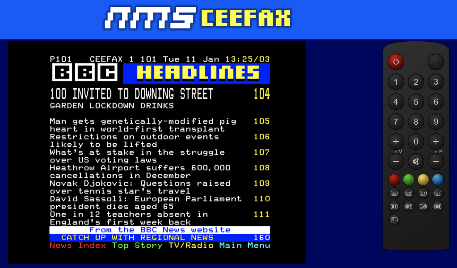Ceefax is back – 6 years in the making! | WightFibre | WightFibre